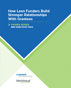 Creating Grant Guidelines - Exponent Philanthropy